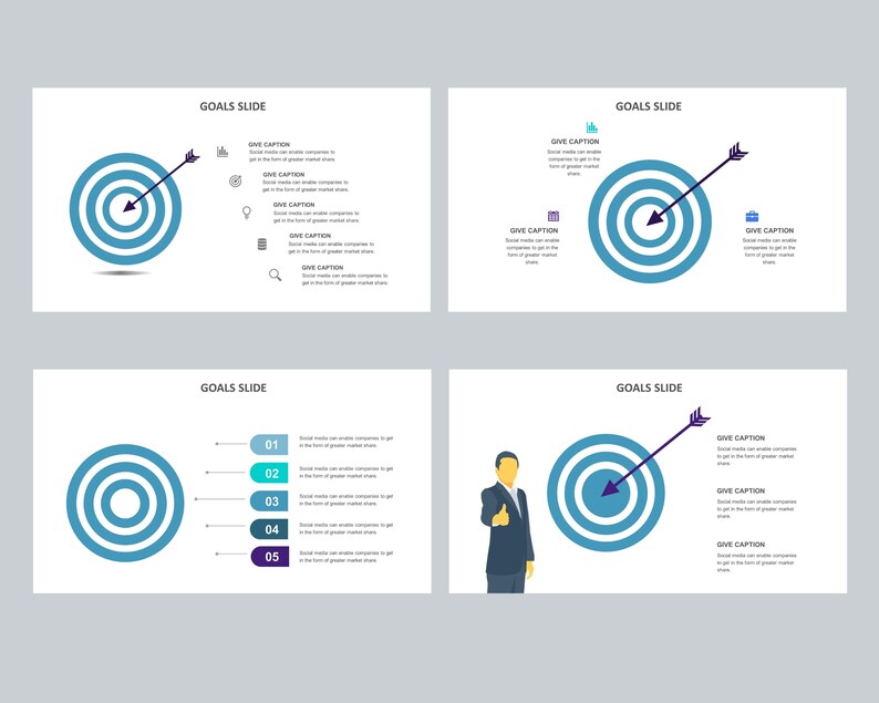 Goal Slide Infographic Templates | Diagram for Powerpoint, Google ...