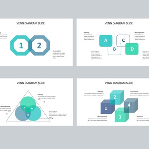Venn Diagram Slide Infographic Templates | Diagram for Powerpoint ...