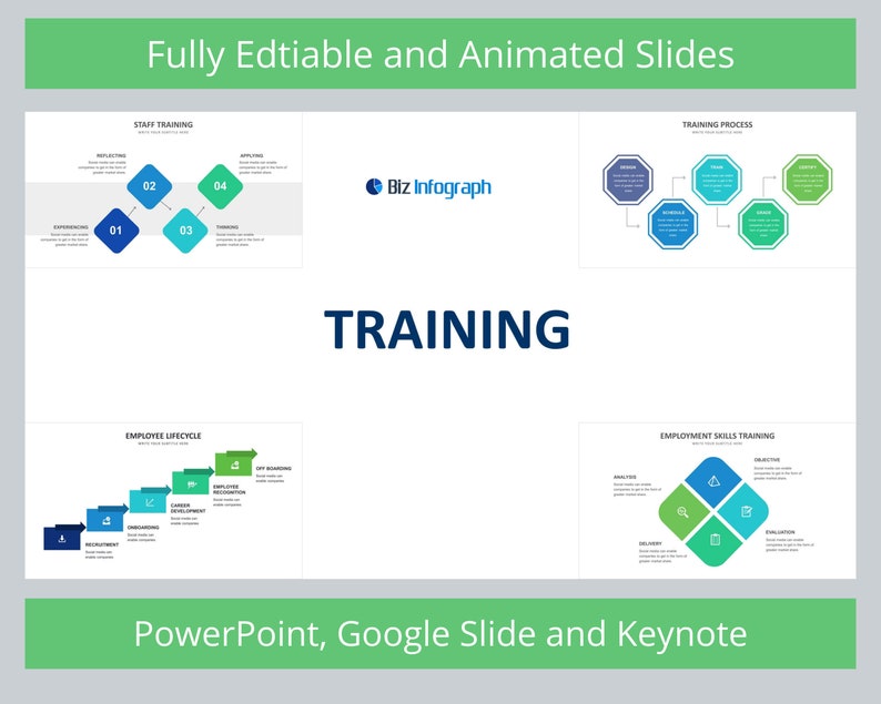 Training Slide Infographic Templates | Diagram for Powerpoint, Google ...