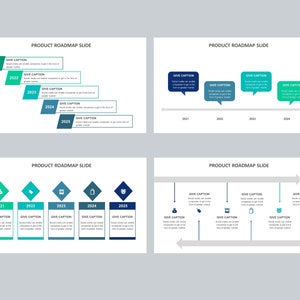Product Roadmap Slide Infographic Templates | Diagram for Powerpoint ...