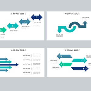 Arrow Slide Infographic Templates | Diagram for Powerpoint, Google ...