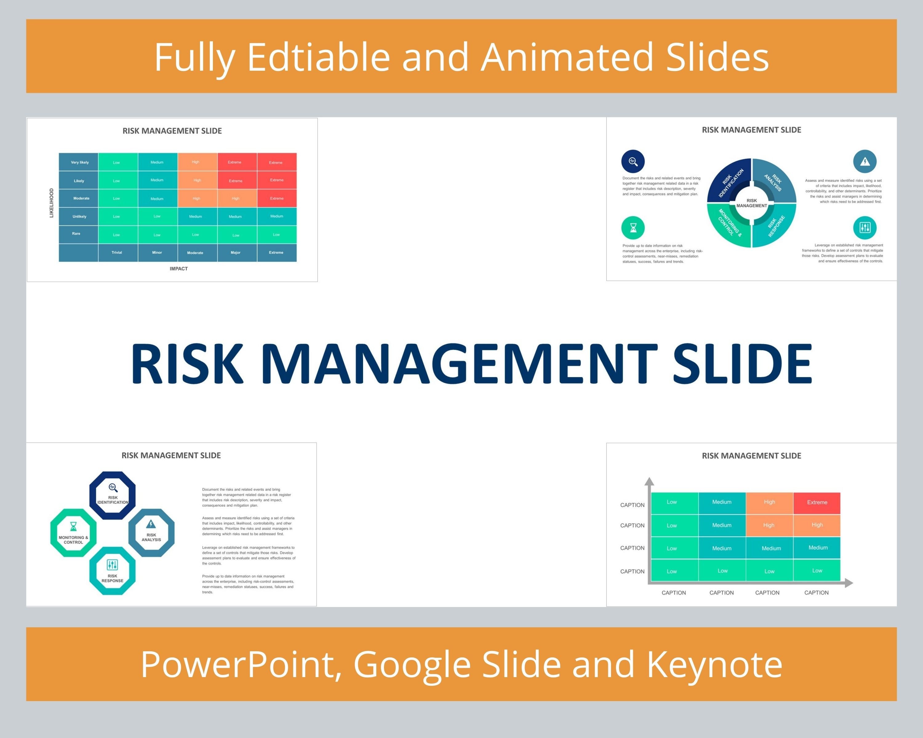 Risk Management Slide Infographic Templates | Diagram for Powerpoint ...