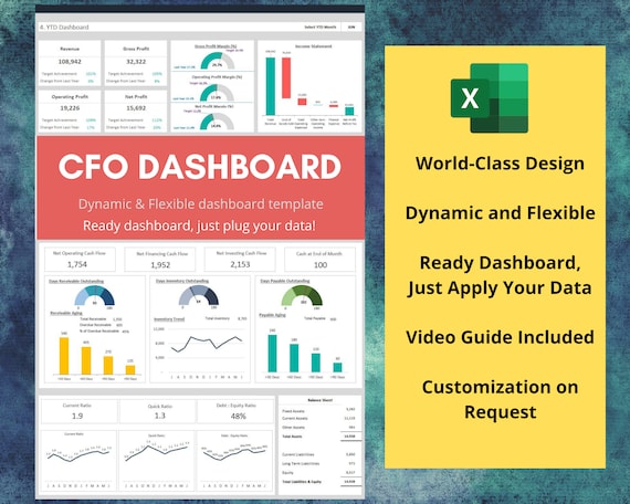 Dynamic Dashboard Template In Excel