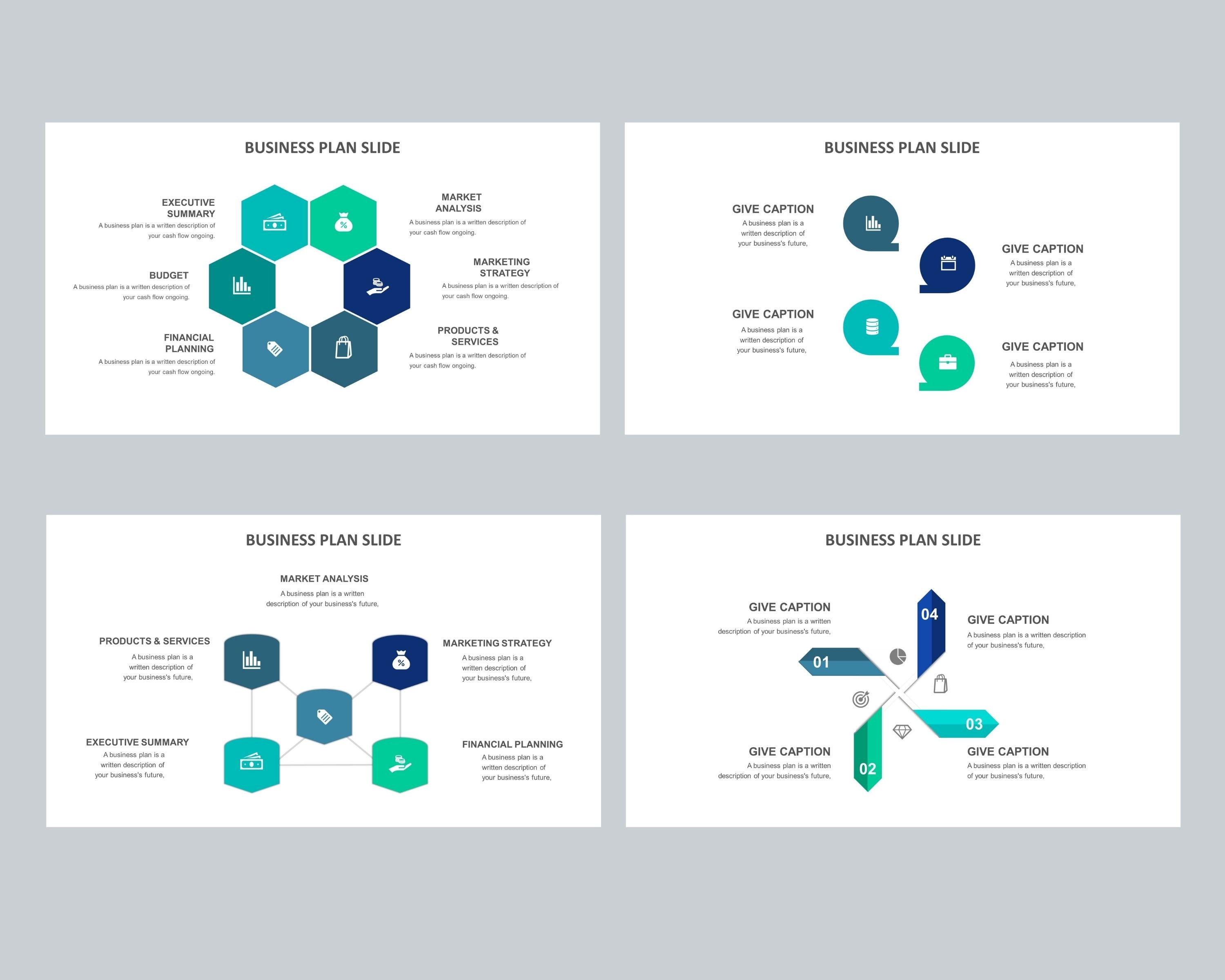 Business Plan Slide Infographic Templates Diagram for Powerpoint ...