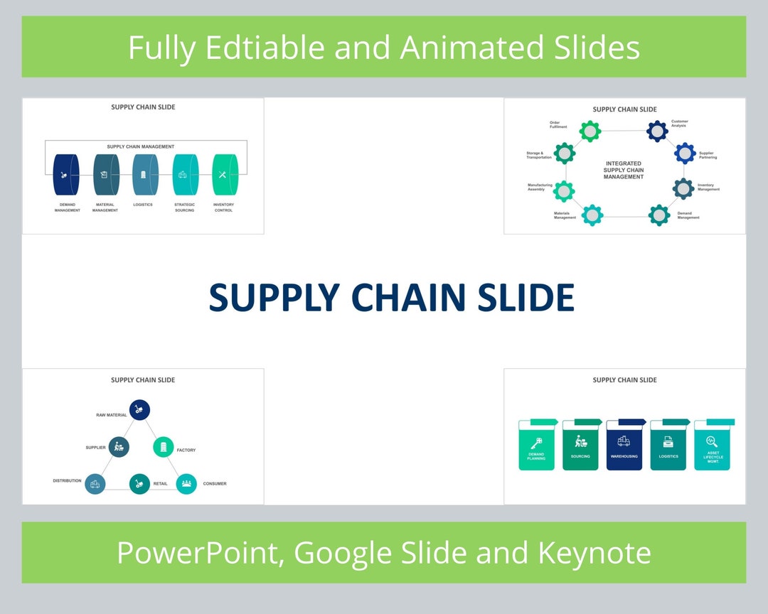 Supply Chain Slide Infographic Templates | Diagram for Powerpoint ...