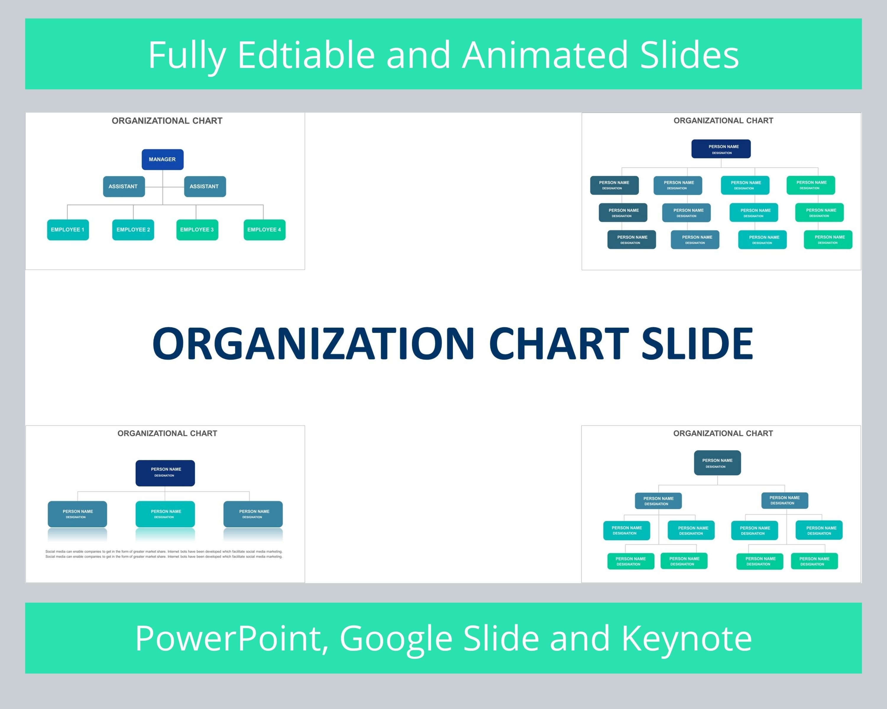 Organizational Chart Slide Infographic Templates | Diagram for ...