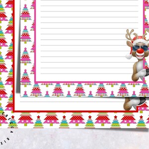 Printable Christmas Stationery Printable Christmas Stationary Christmas ...