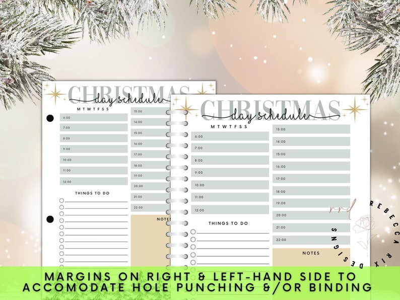 Christmas Planner Printable: Holiday Organizer Bundle (digital Download ...