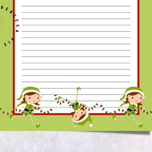 Printable Christmas Stationery | Printable Christmas Stationary ...