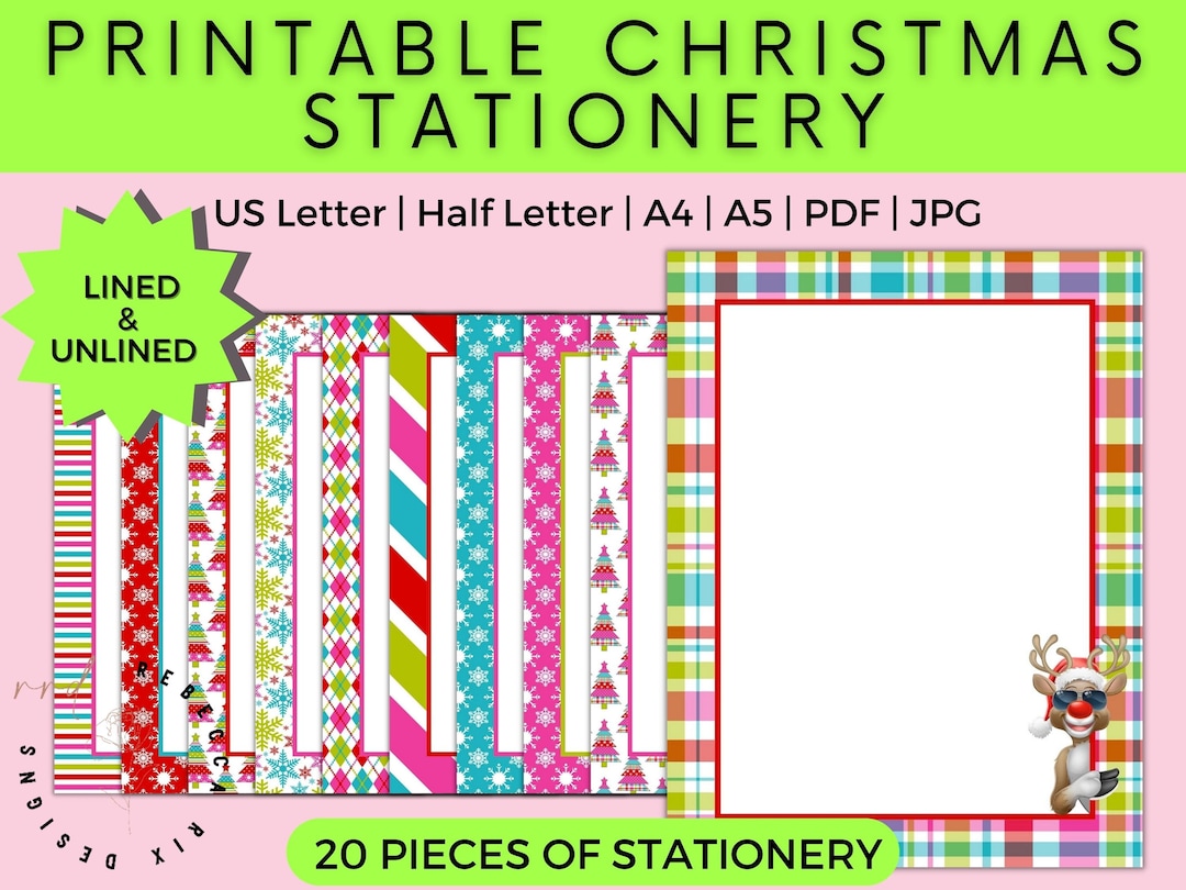 Printable Christmas Stationery | Printable Christmas Stationary ...