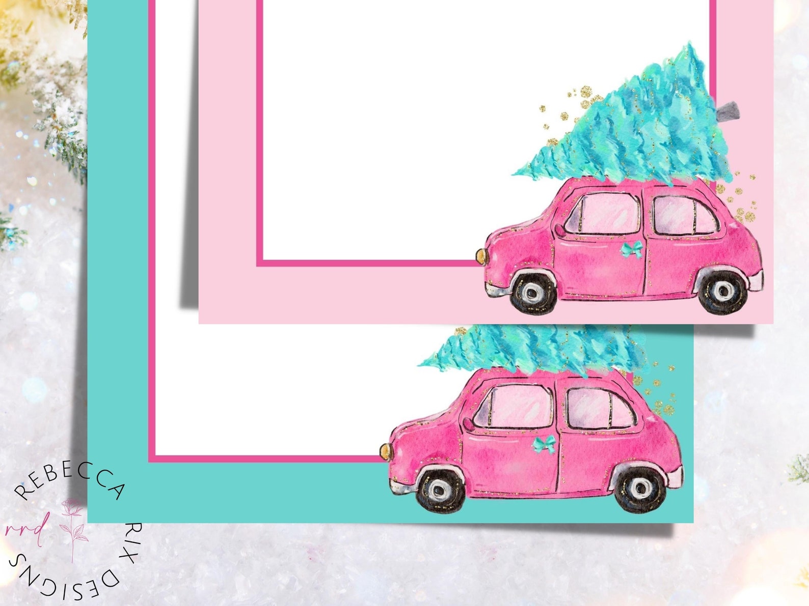 Printable Christmas Stationery Printable Christmas - Etsy