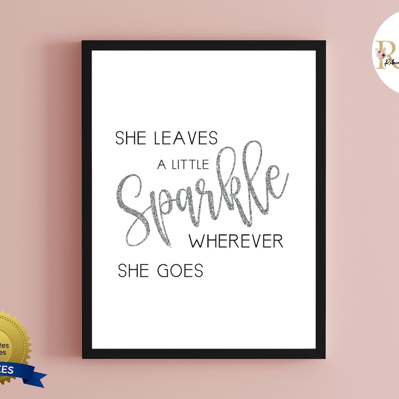 She Leaves a Little Sparkle Wherever She Goes - Etsy