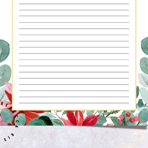 Printable Christmas Stationery Printable Christmas Stationary Christmas ...