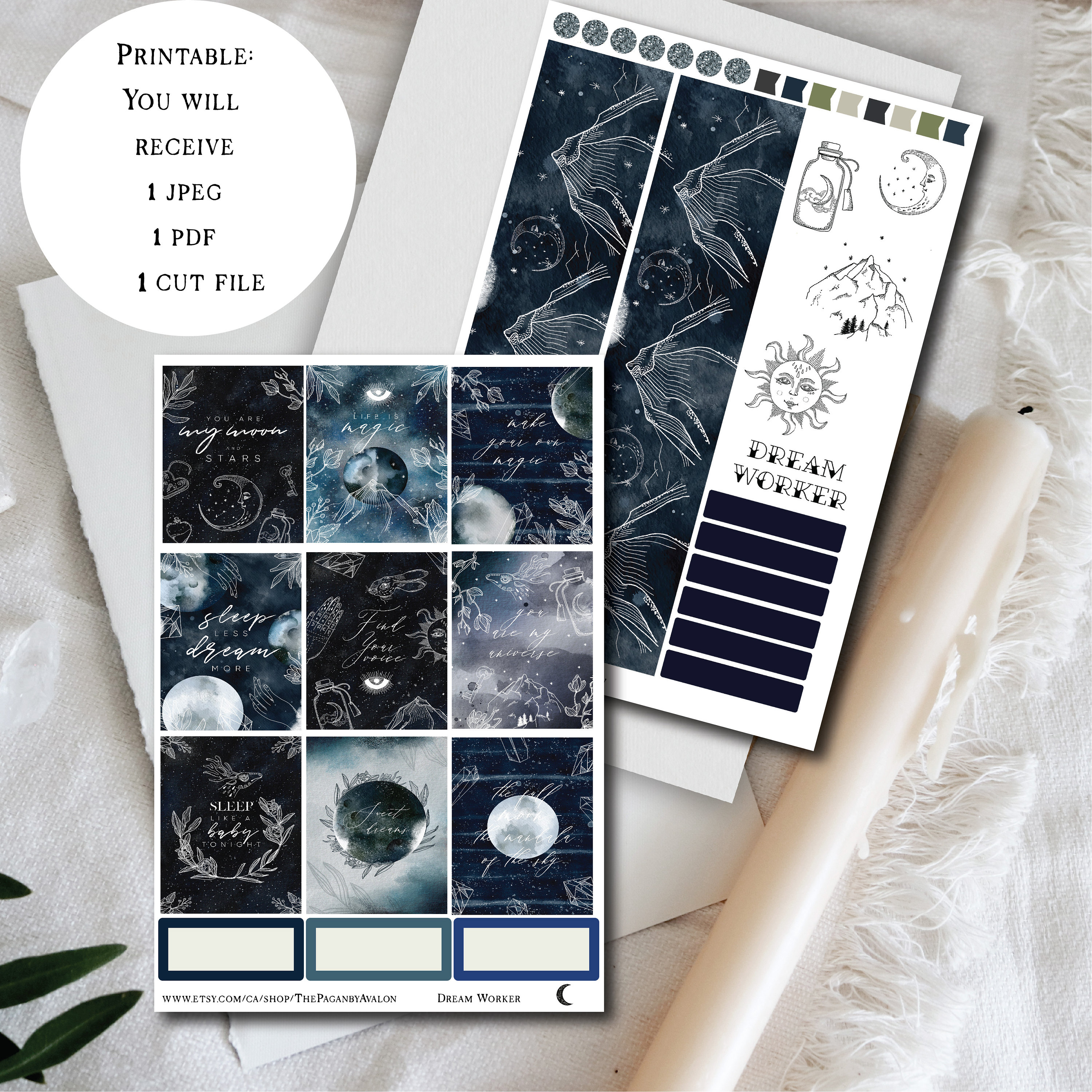 Dream Worker 2 Page Kit: PRINTABLE - Etsy