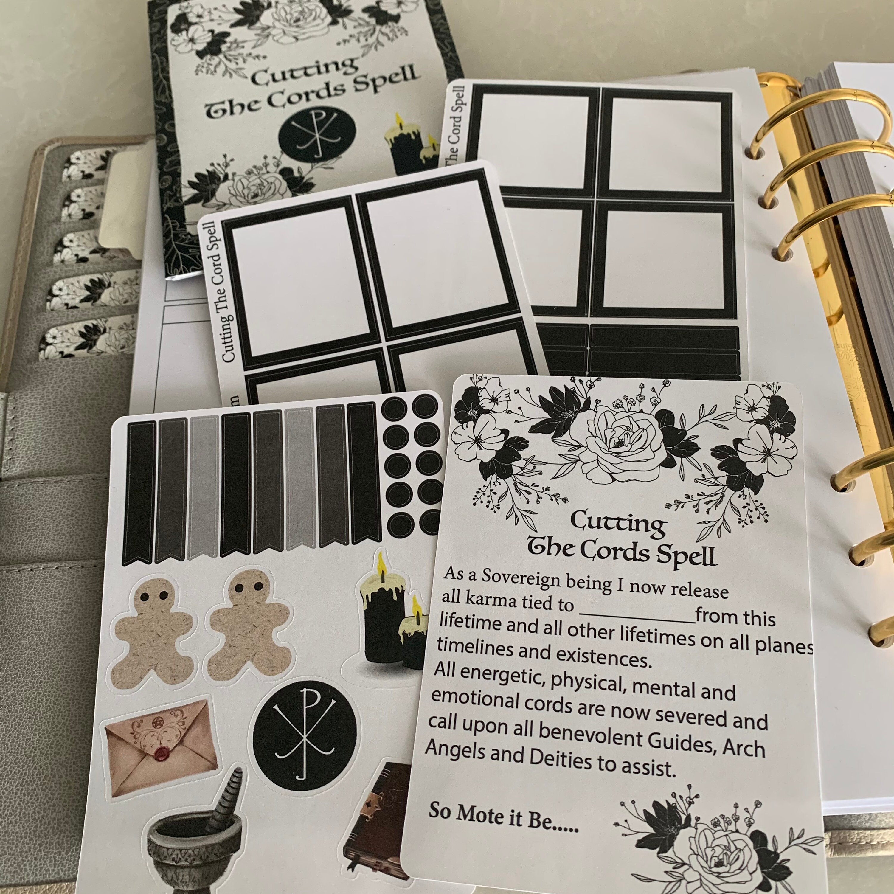 Cord Cutting Spell PRINTABLE | Etsy