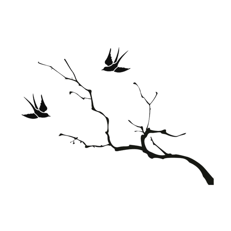 Branch Stencil - Etsy