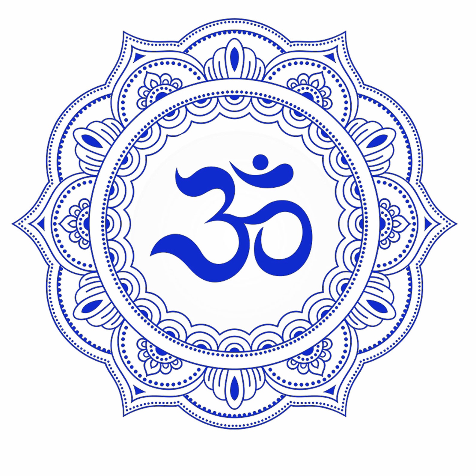 Om Ohm MANDALA Reusable Stencil Sizes A3 A4 A5 Medallion | Etsy