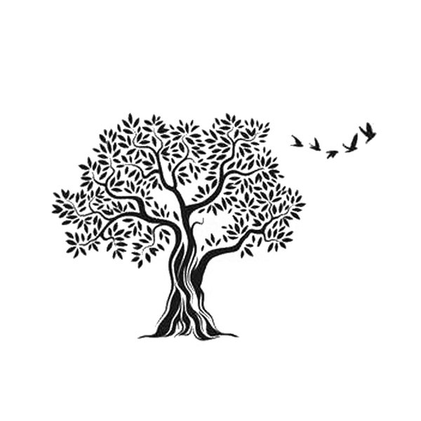 Large Tree Stencil - Etsy