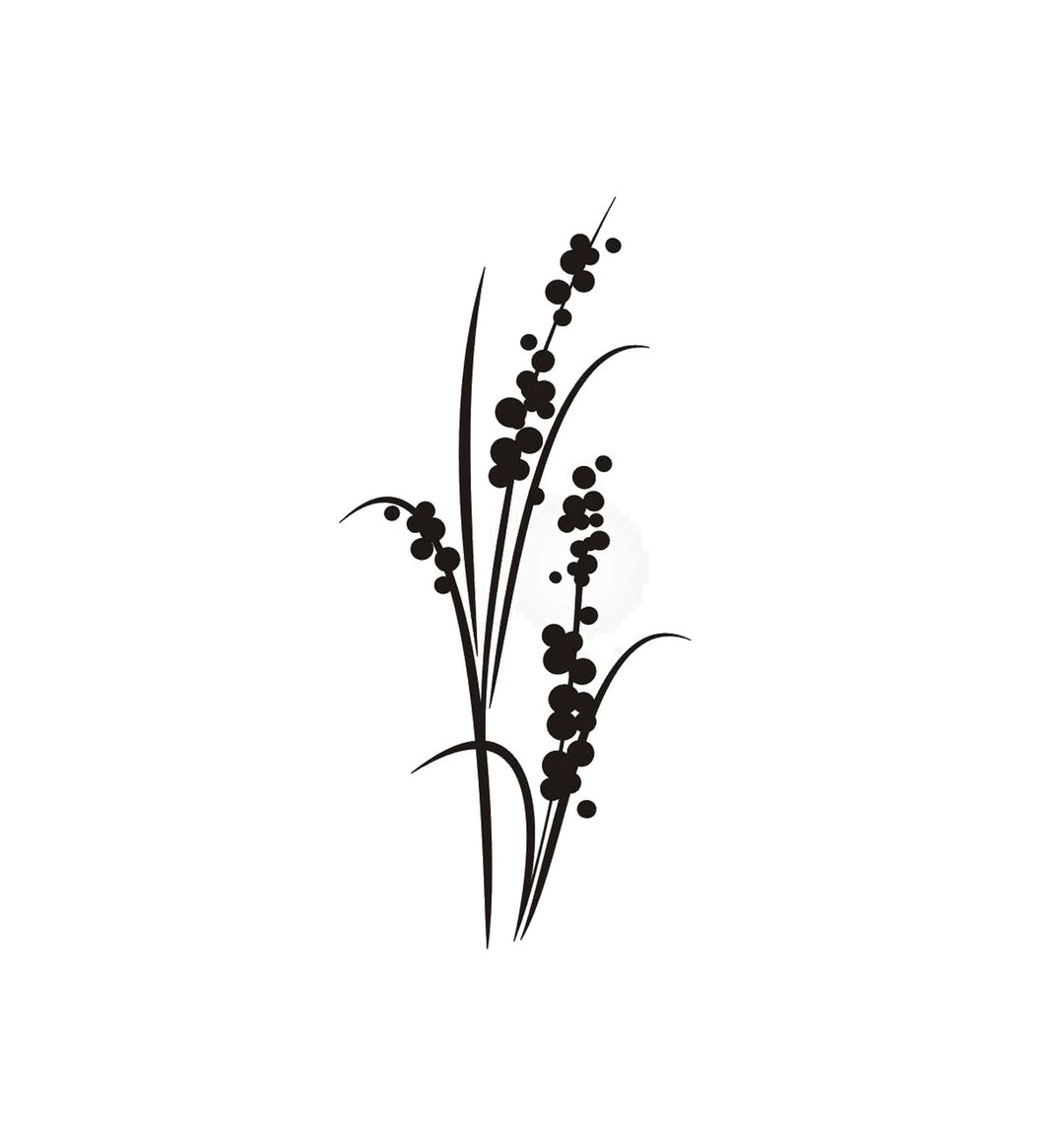 Grass Twig & Balls Stencil, Shabby Chic Home Decor (reusable or Self ...