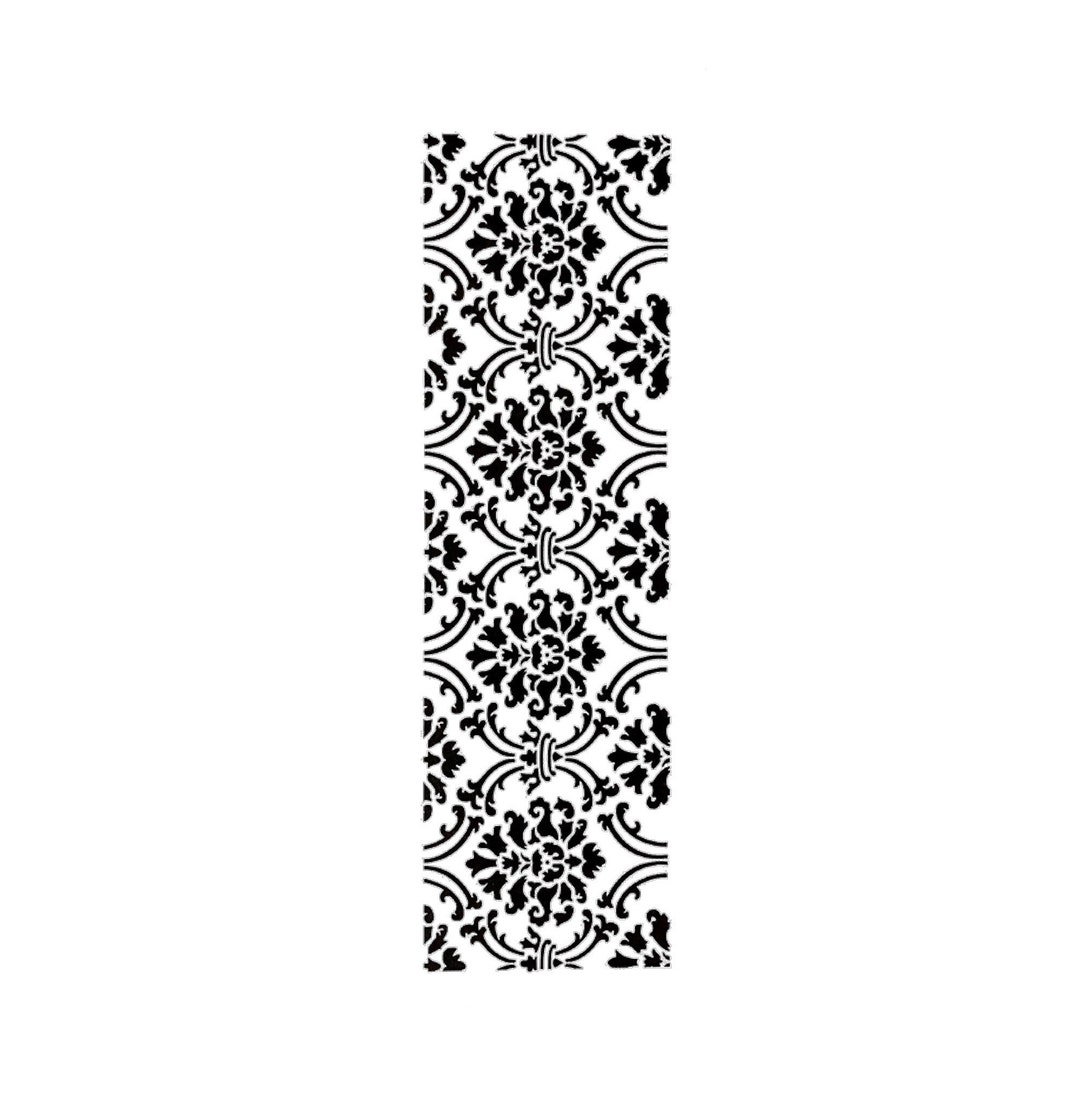 Ornament Border Baroque Size A4 Reusable Stencil Shabby Chic Cake Decor ...