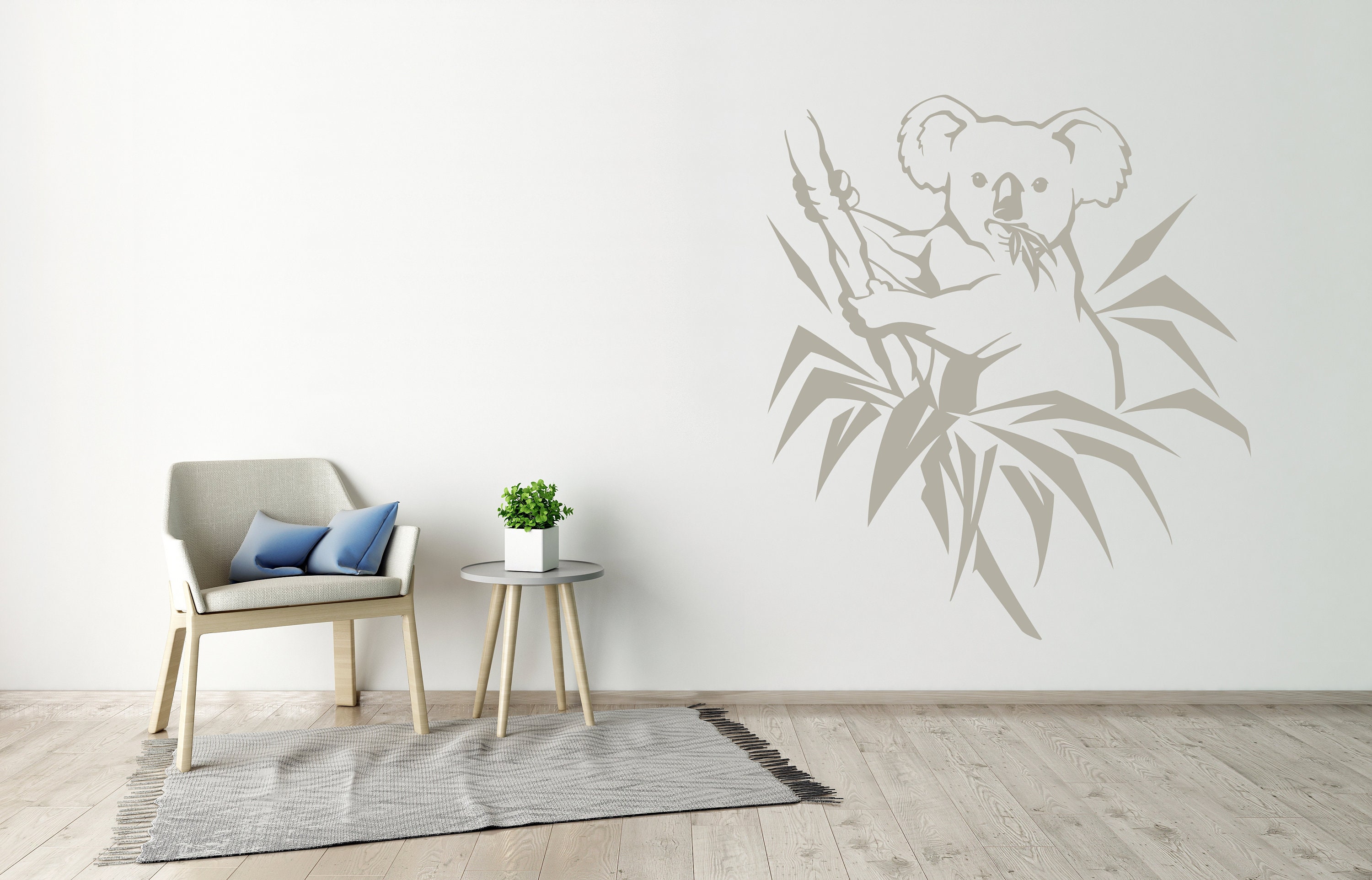 Koala Bear Stencil | Reusable Mylar or Self Adhesive Koala2 - Etsy