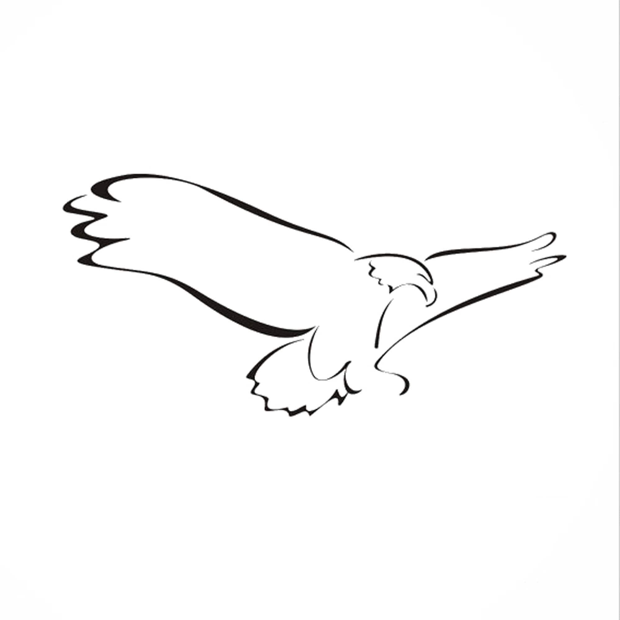 Flying Eagle Outline
