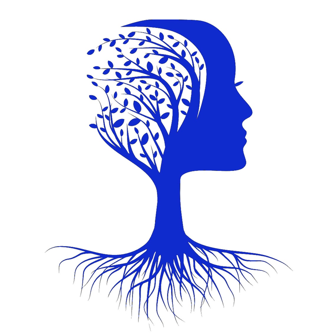 Woman Head Tree Of Life BIG SIZES Art Craft Reusable Mylar | Etsy