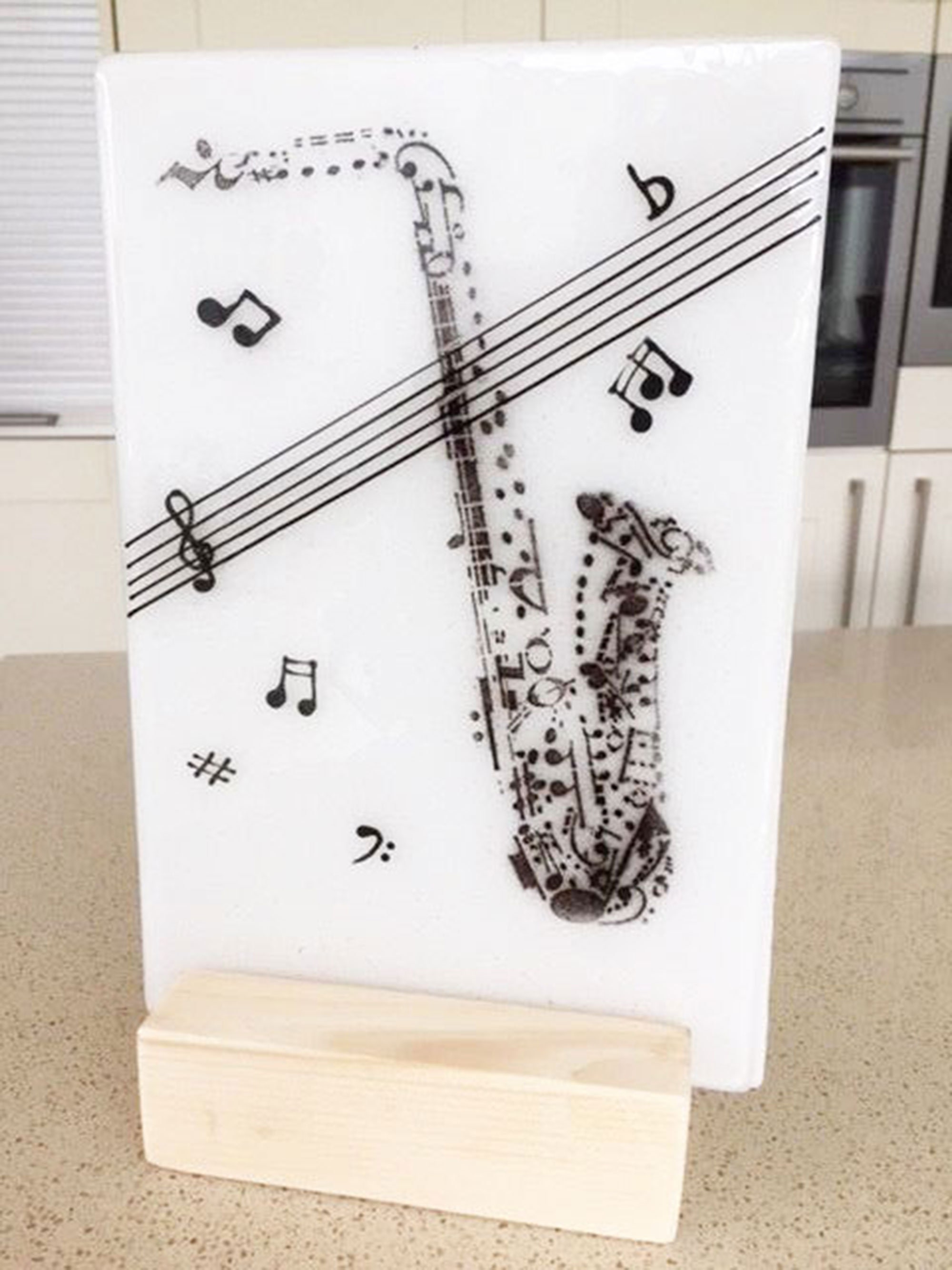 Saxophone Music Notes BIG SIZES Art Craft Reusable Mylar - Etsy