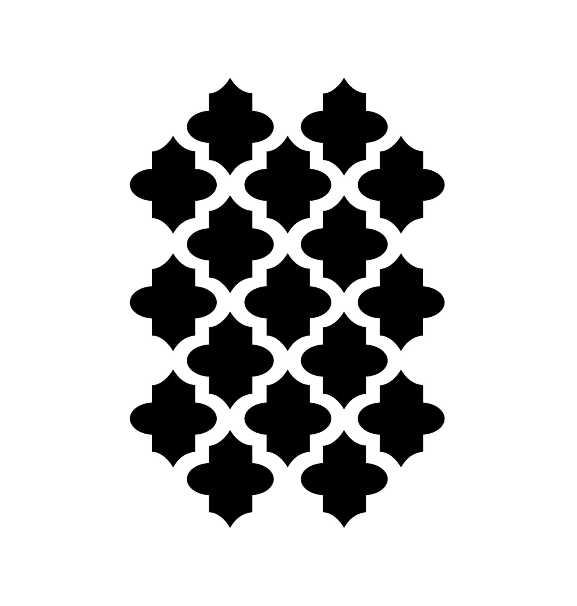Moroccan Pattern Stencil
