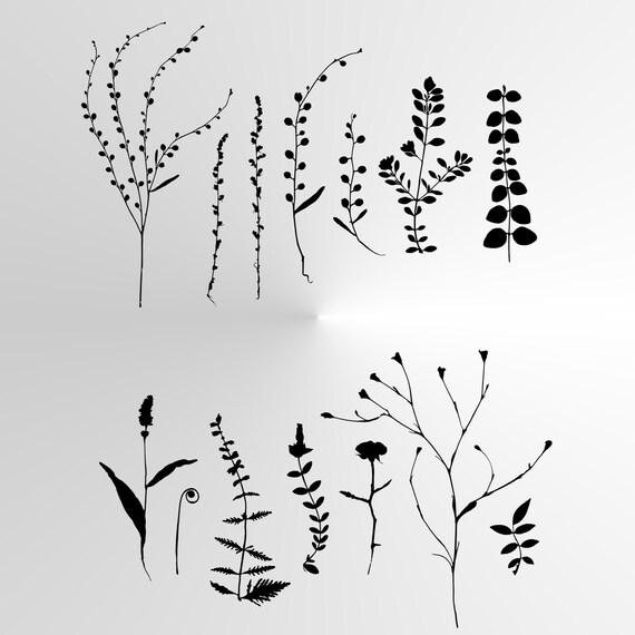 Wild Flowers Set Reusable Stencil Sizes A5 A4 A3 Craft Flora | Etsy