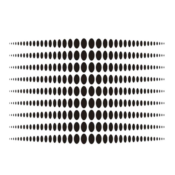 Optical Illusion Dot Stencil - Etsy