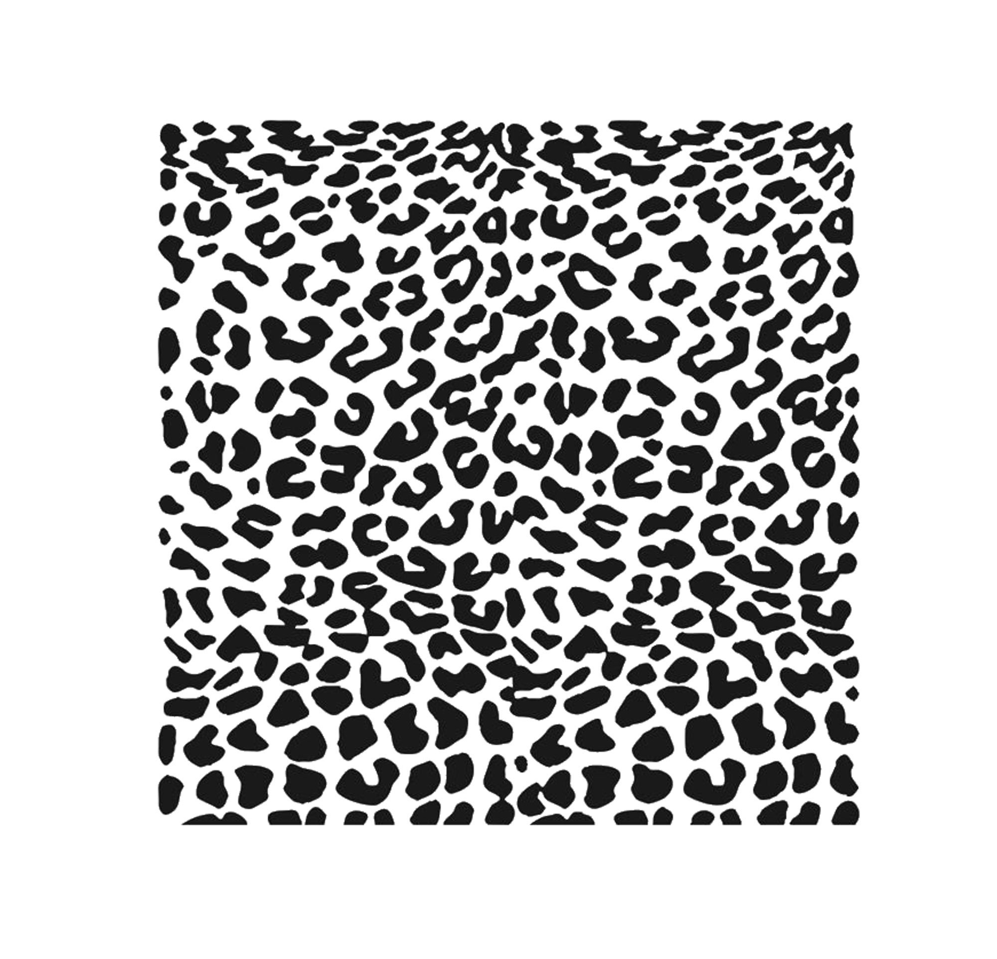 Leopard Print Reusable Stencil Size A5 A4 A3 Wall Decor Animal - Etsy