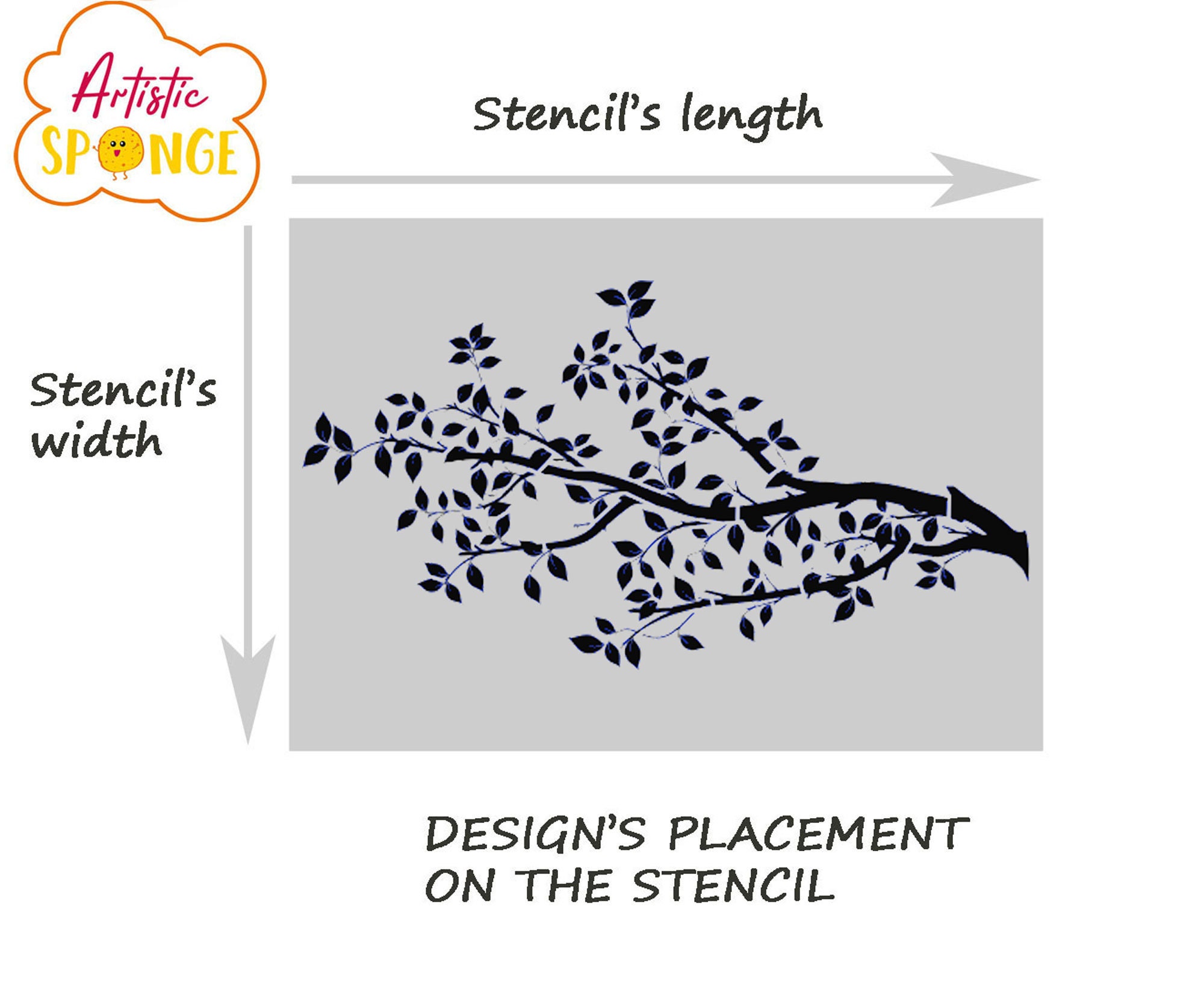 Tree Branch Stencils