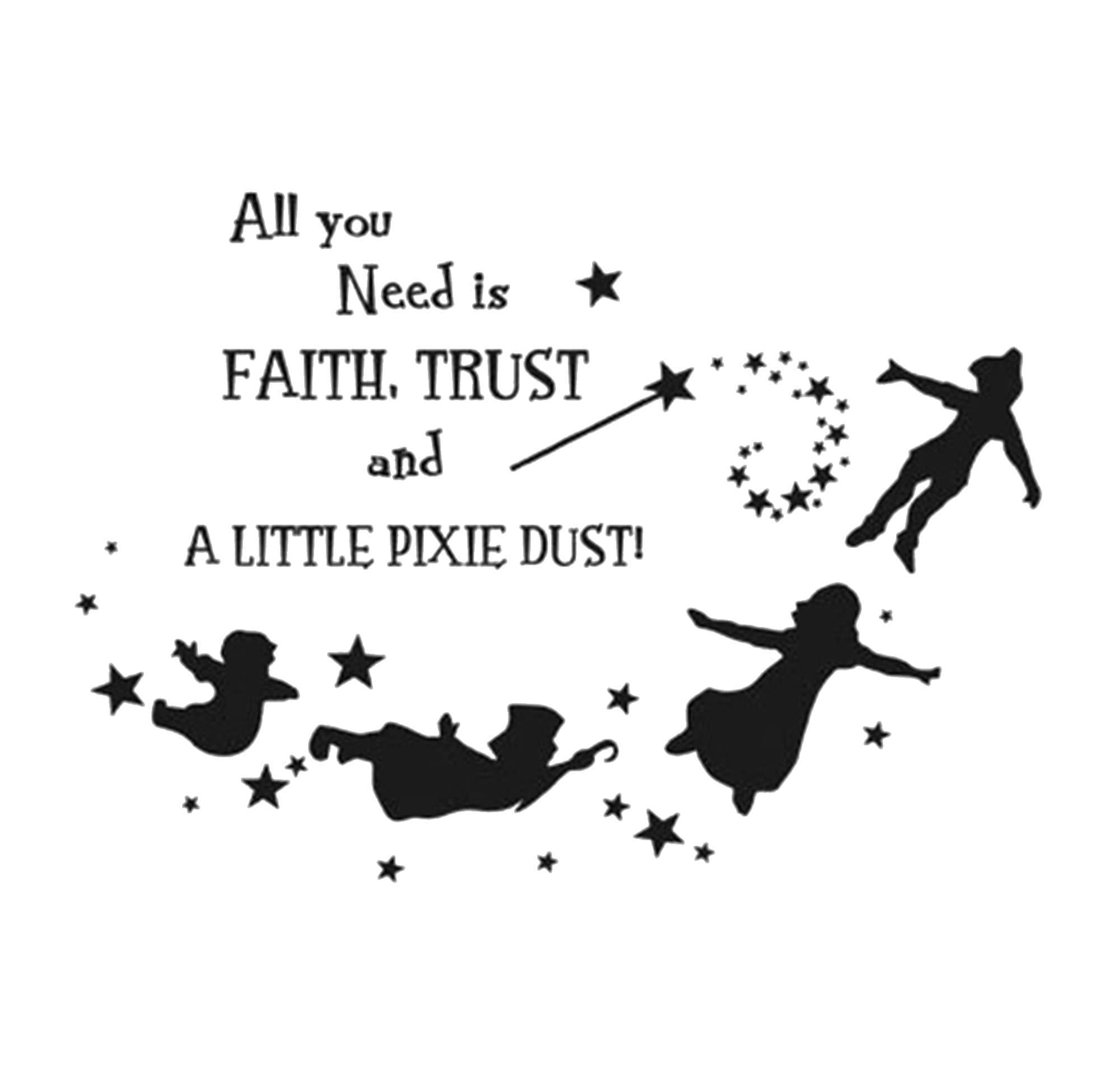 Magic Wand Fairy Quote BIG SIZES Art Craft Reusable Mylar - Etsy