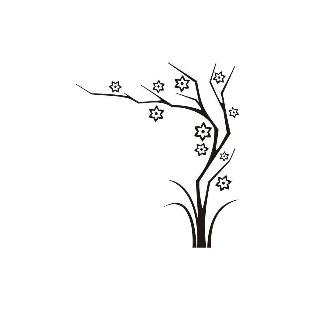 FLORAL BUSH Reusable Stencil Sizes A5 A4 A3 Romantic Shabby Craft DIY ...