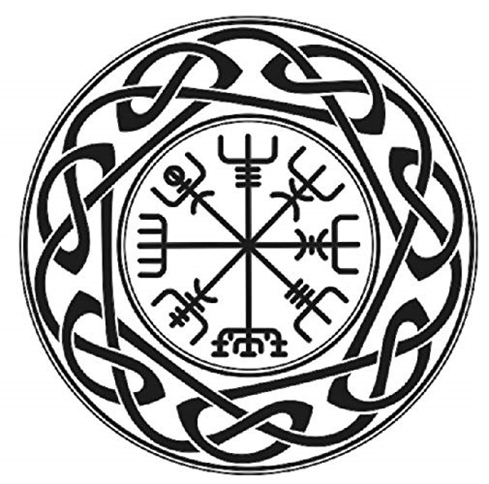 Mandala Runes Celtic Oriental Exotic BIG SIZES Reusable | Etsy