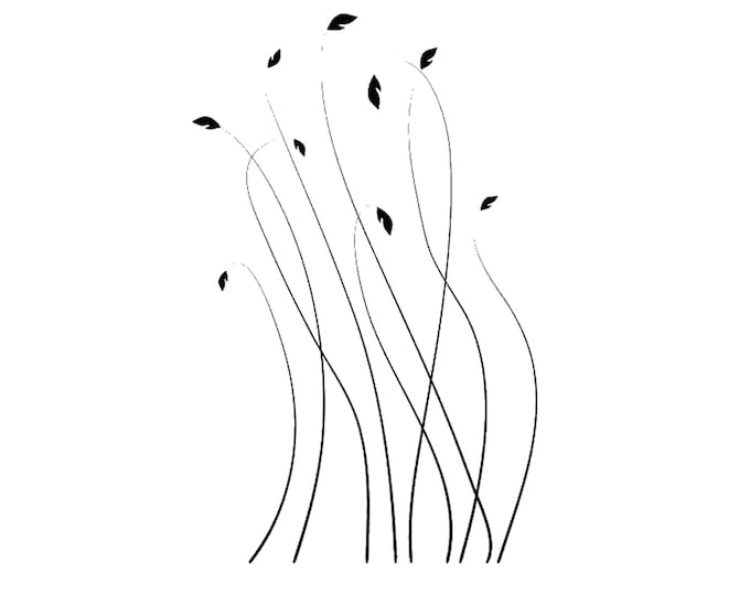 Leaf Clusters Stencil - Etsy Canada