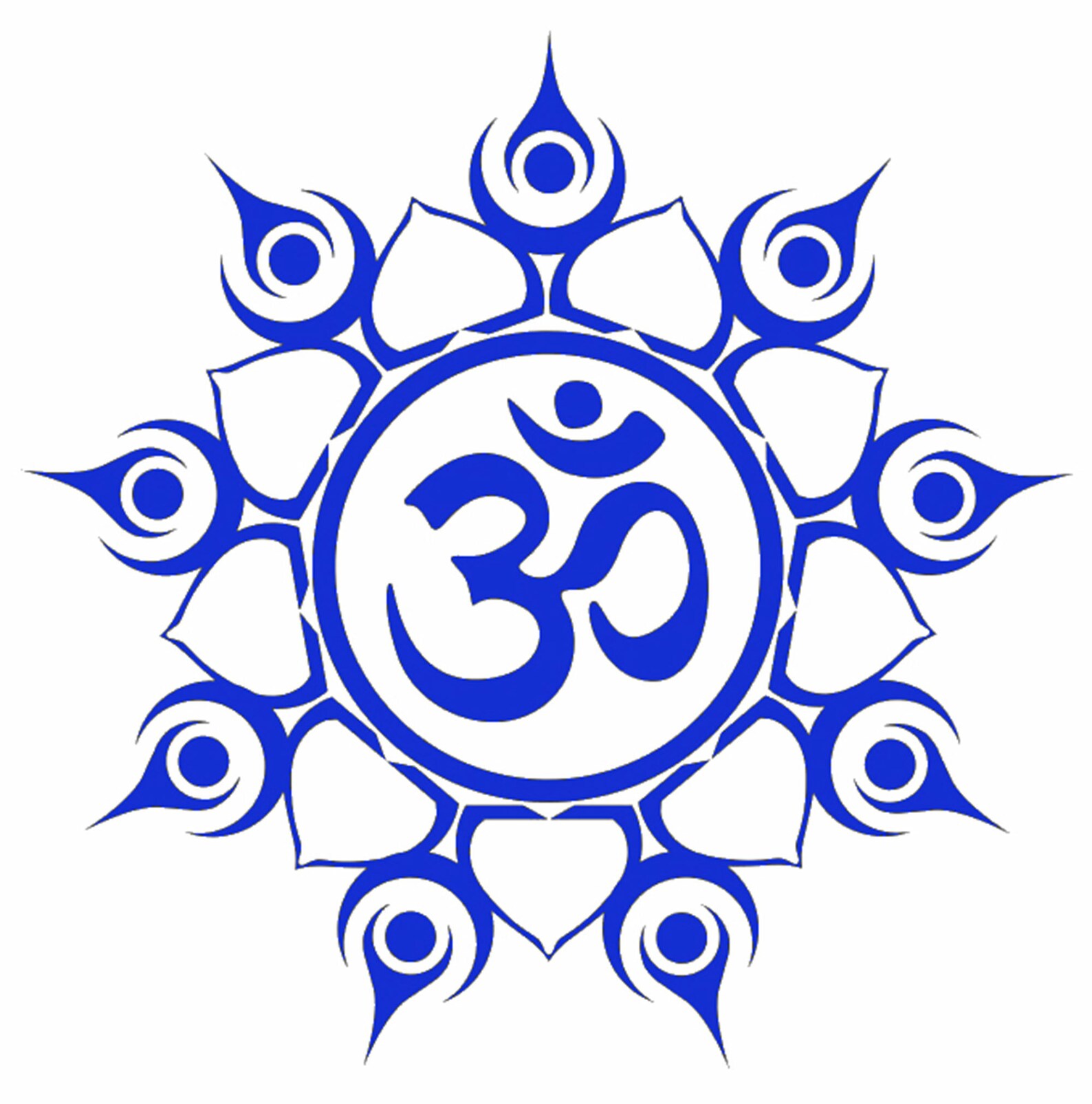Mandala Om Ohm Oriental Exotic BIG SIZES Reusable Stencil or | Etsy