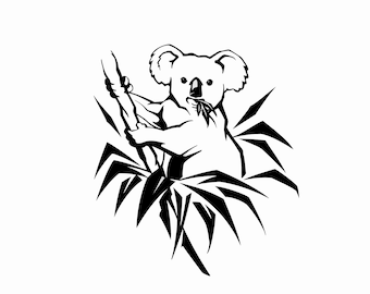 Koala Stencil - Etsy Australia