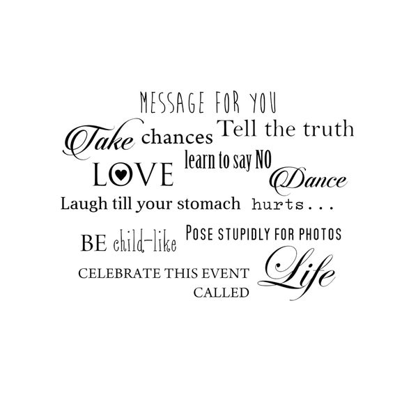 Quote Stencil - Etsy