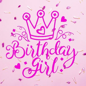 Birthday Girl ~party Sign BIG SIZES Art Craft Reusable Mylar Stencil or ...