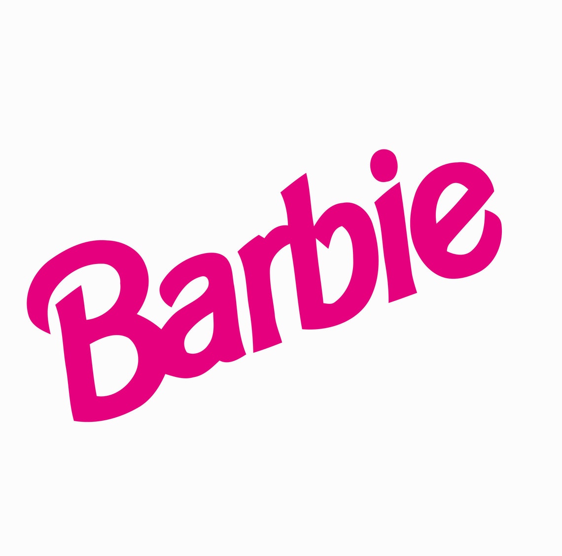 Barbie Sign Doll Girls Ken Boys Room Flower Pink Film Reusable Stencil ...