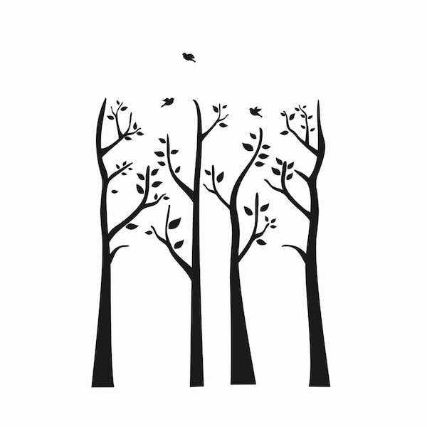 Tree Trunk Stencil - Etsy UK