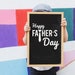 Happy Father's Day Reusable Stencil A3 A4 A5 Occasion Best Dad Daddy Pa ...
