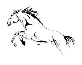 Cowboy Horse Rodeo Stencil, Reusable Cowboy Horse Rodeo Stencil, DIY ...