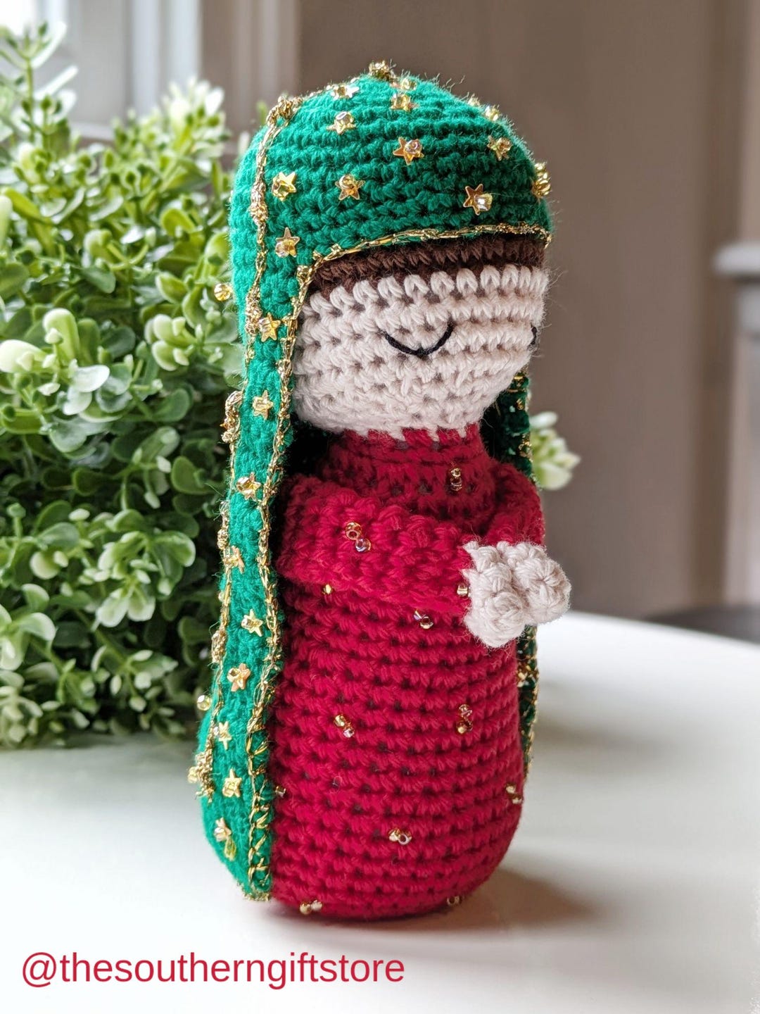 Our Lady of Guadalupe Virgen Traditional Catholic Mexican Virgen De ...