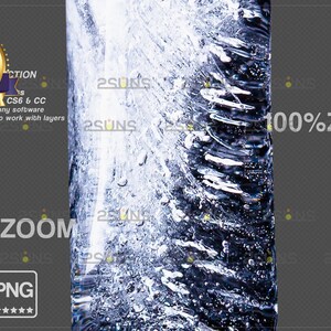 Christmas Ice Font Alphabet Clipart, Letter Ice Overlay, Freezing Font ...