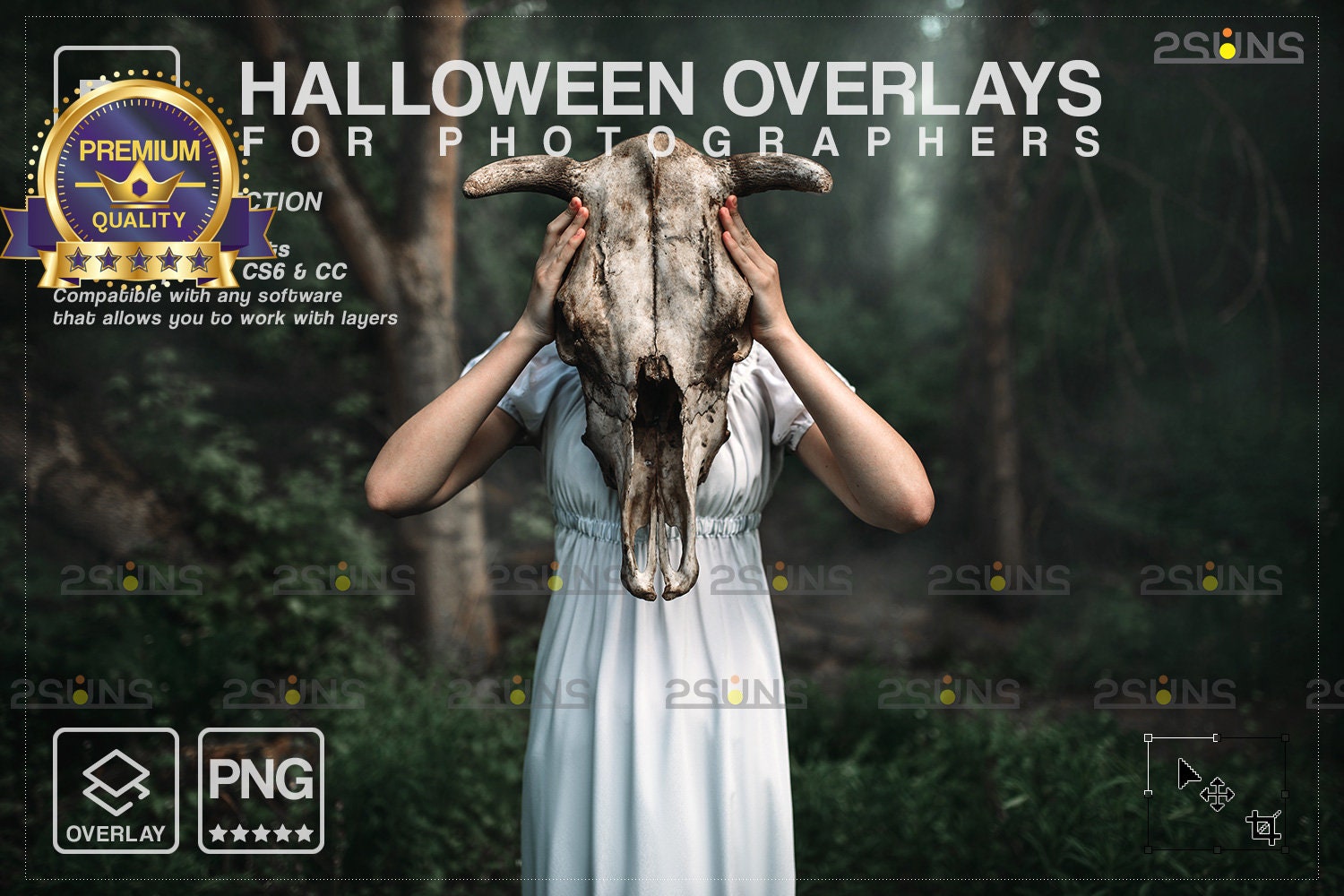 Halloween Overlay Ghost Overlay Photoshop Overlays - Etsy Canada