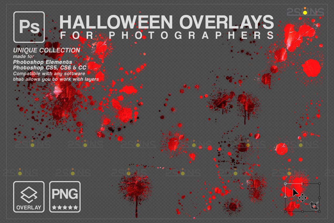 Halloween Overlay Blood Tears Photoshop Overlay Blood - Etsy