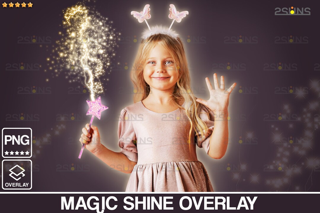 Magic Shine Fairy Effect, Photoshop Overlay, Photoshop Sparkler ...